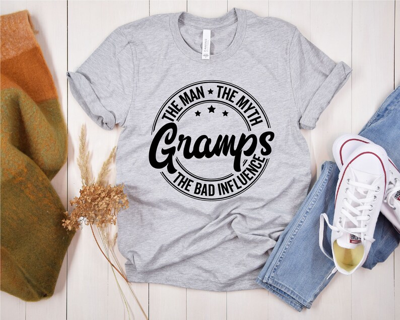 Gramps the Man the Myth the Legend Svg, Funny Gramps Shirt, Grandpa Svg ...