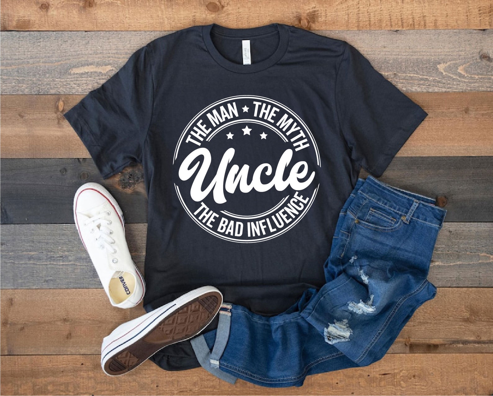 Uncle Svg, Uncle the Man the Myth the Bad Influence Svg, Uncle Shirt ...