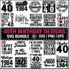 Stepping Into Chapter 40 Fabulous Since 1983 Svg, 40th Birthday Svg ...