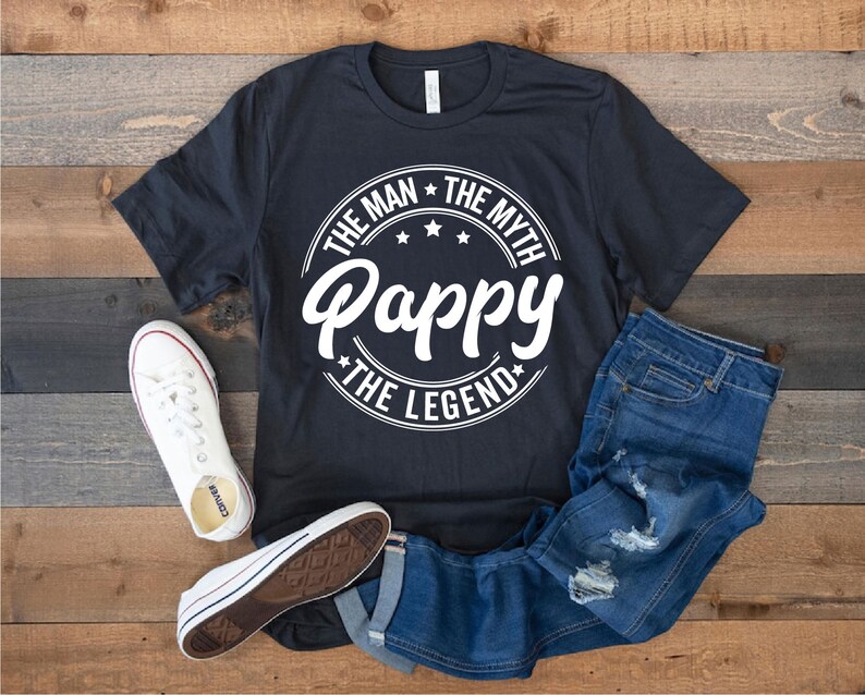 Pappy Svg, Pappy Man Myth Legend Svg, Pappy Shirt, Grandpa Svg ...