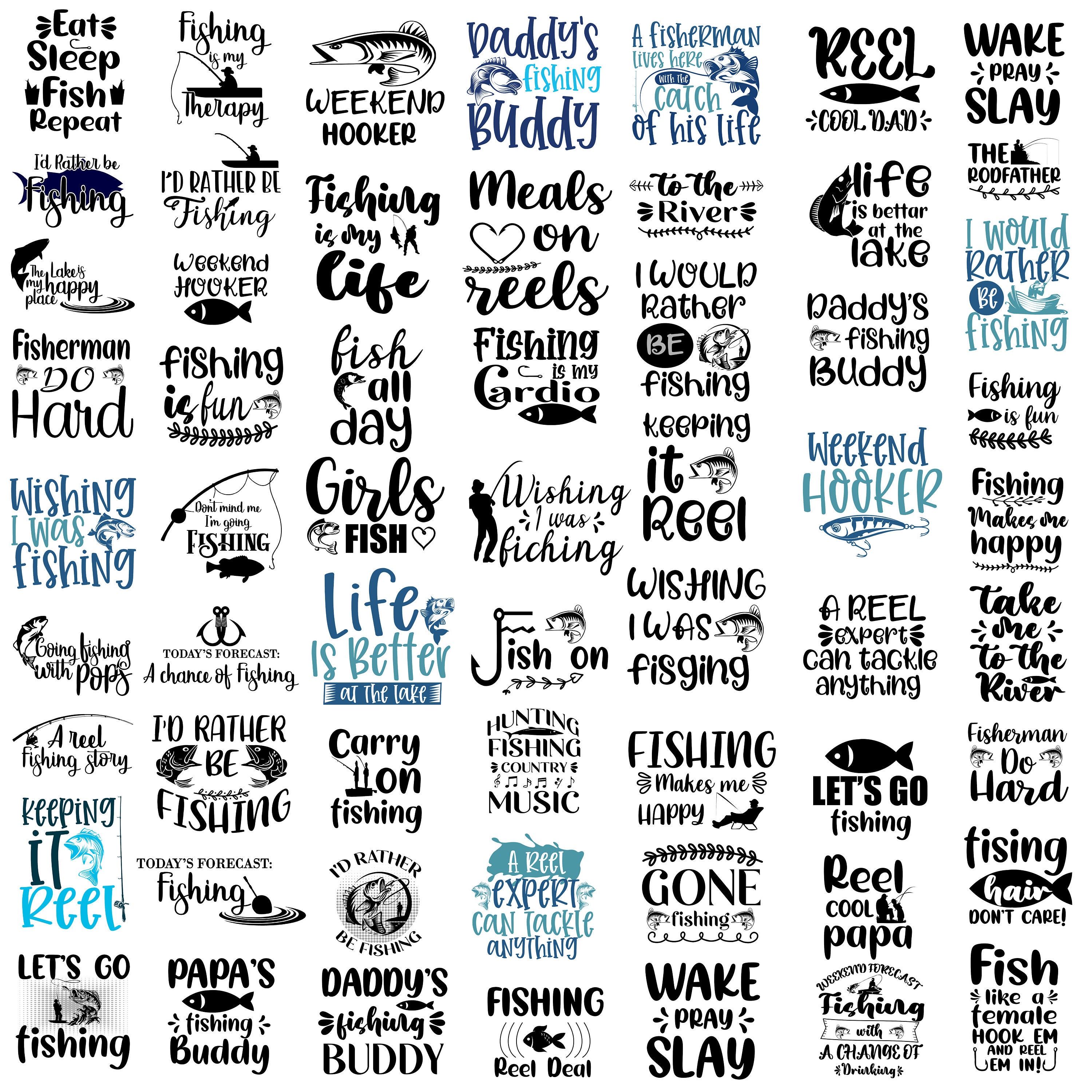 The Ultimate Fishing SVG Bundle, Fishing Quote Svg, FISHING Svg Cut ...