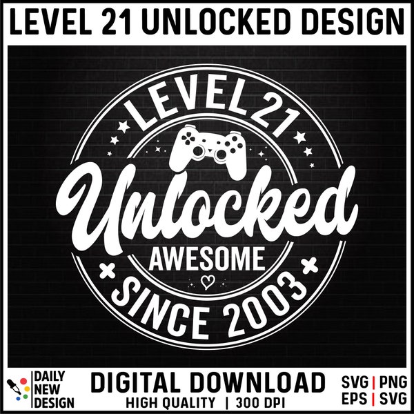 21st Birthday Svg - Etsy