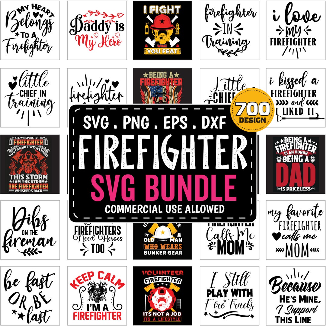 Firefighter Mega Bundle, Firefighter Quote Svg, Firefighter SVG Bundle ...