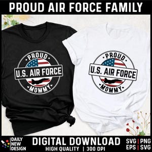 Airforce Svg Bundle, Proud Airforce Svg, Proud Air Force Graduation ...