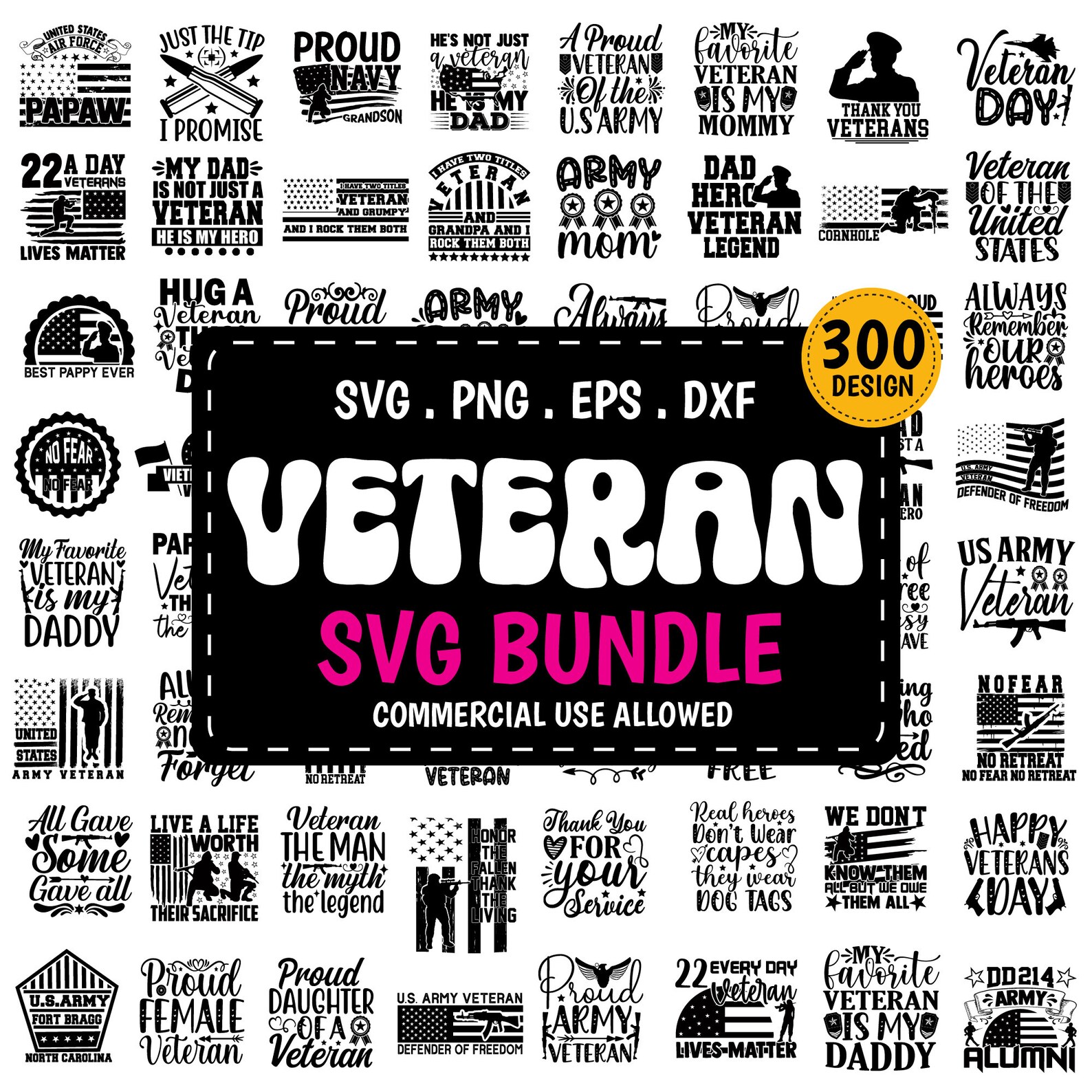 Veterans Day SVG Bundle, Veteran Day Quote Svg, Veteran SVG Bundle Cut ...