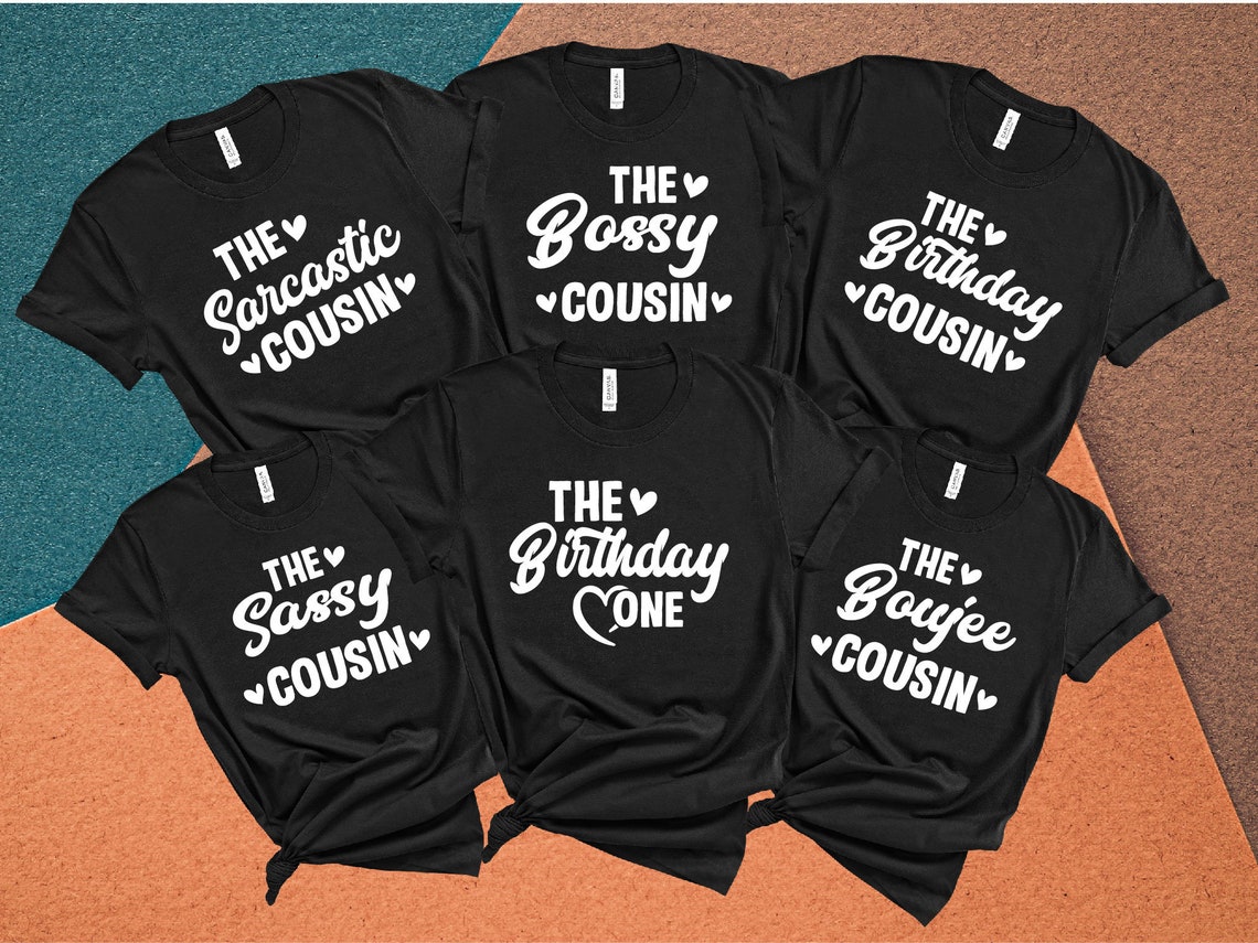 Cousins Shirts SVG Bundle, Cousins Matching Shirts SVG, Cousins SVG Bundle, Cousin Crew Svg ...