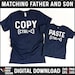 Copy and Paste Matching Svg, Matching Dad and Son Shirts, Father Son ...