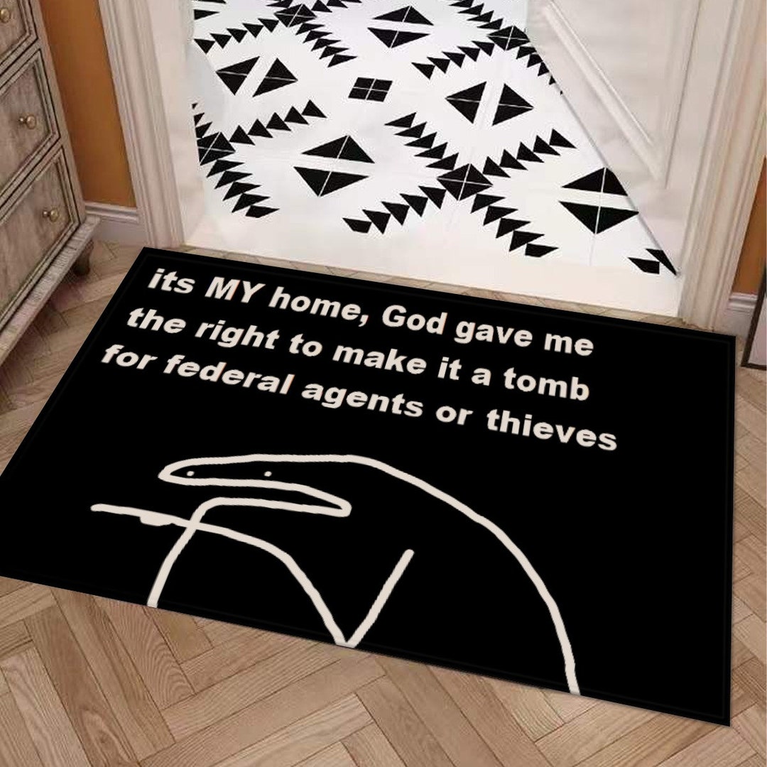 Personalized Flork of Cows Funny Doormat V2 With Unique Design & No ...