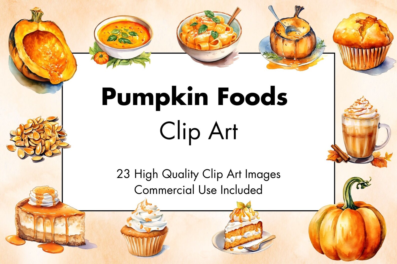 Pumpkin Foods Clipart - 23 High Quality Graphics - White & Transparent ...