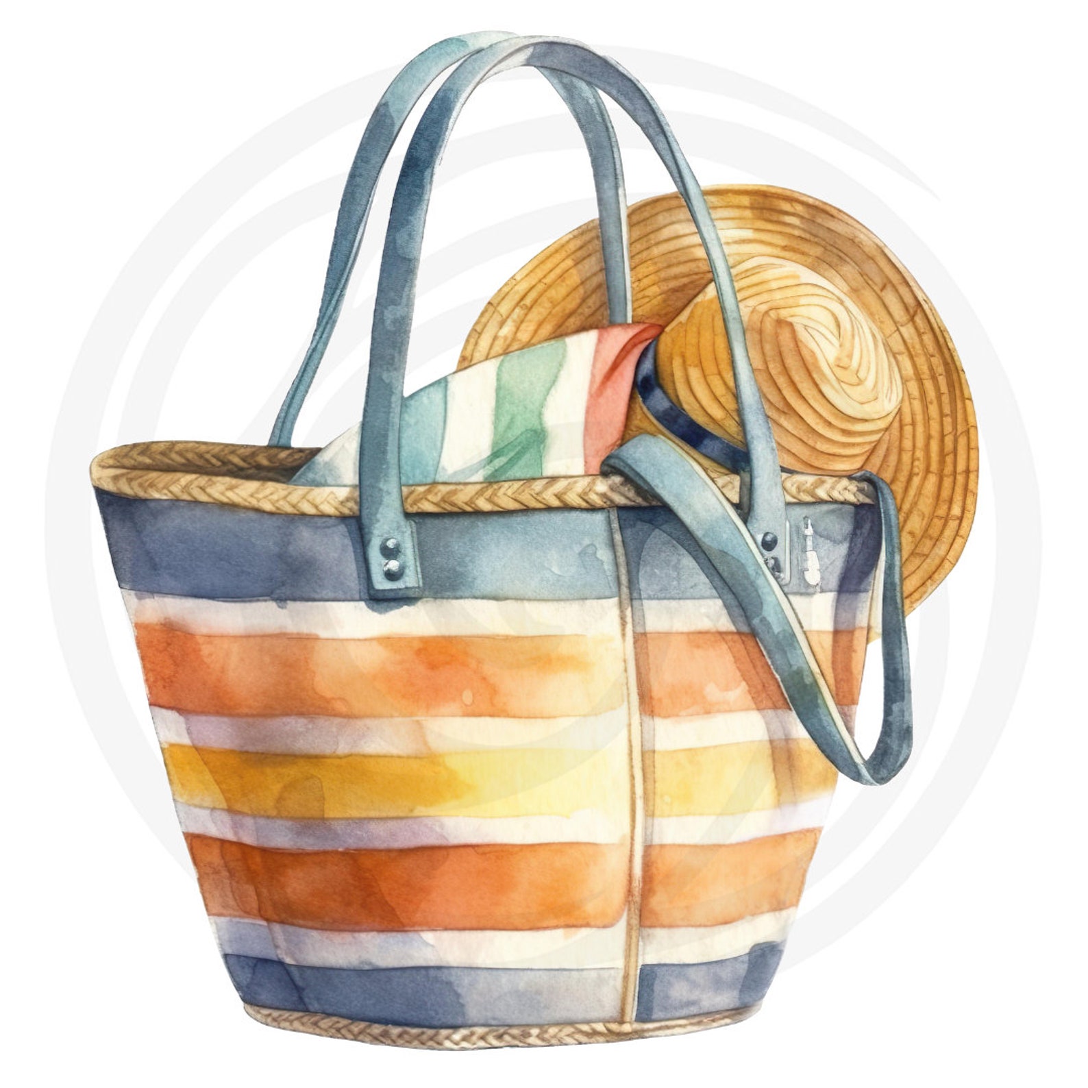 Summer Things Clipart 25 High Quality Jpgs White & Transparent ...