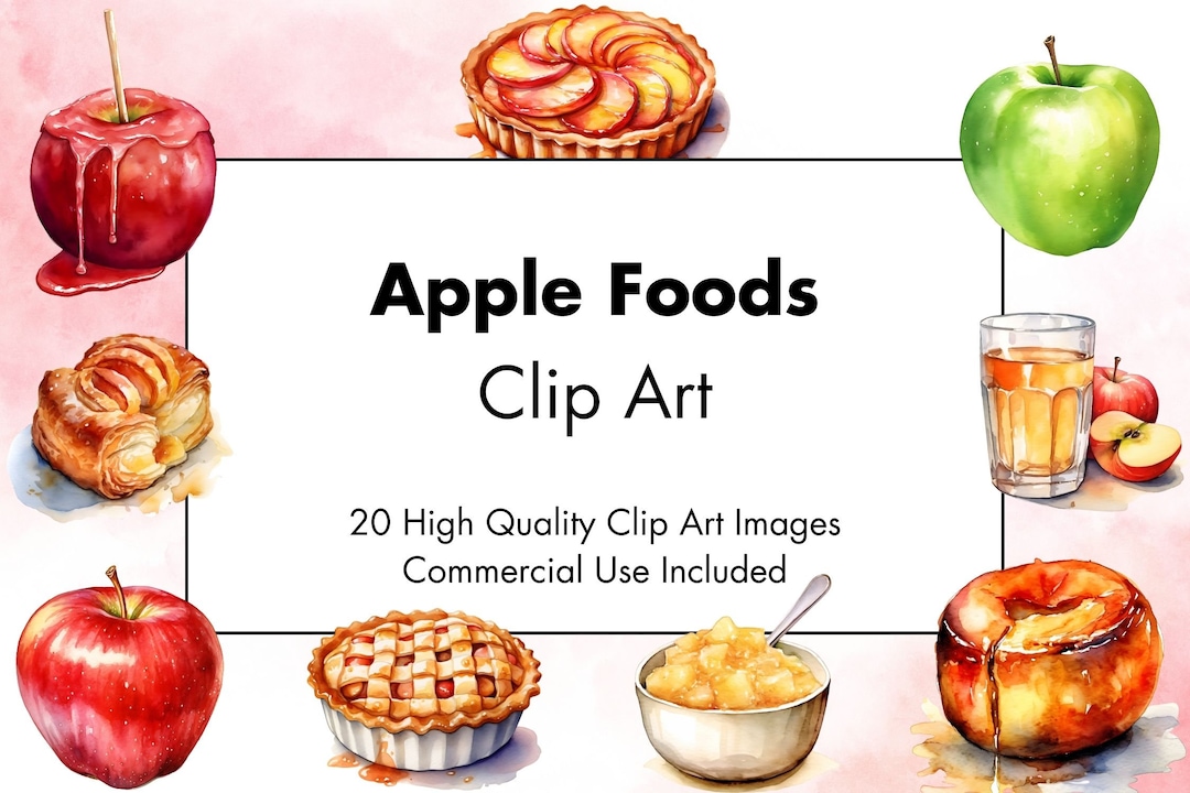 Apple Food Clipart - 20 High Quality Graphics - White & Transparent ...