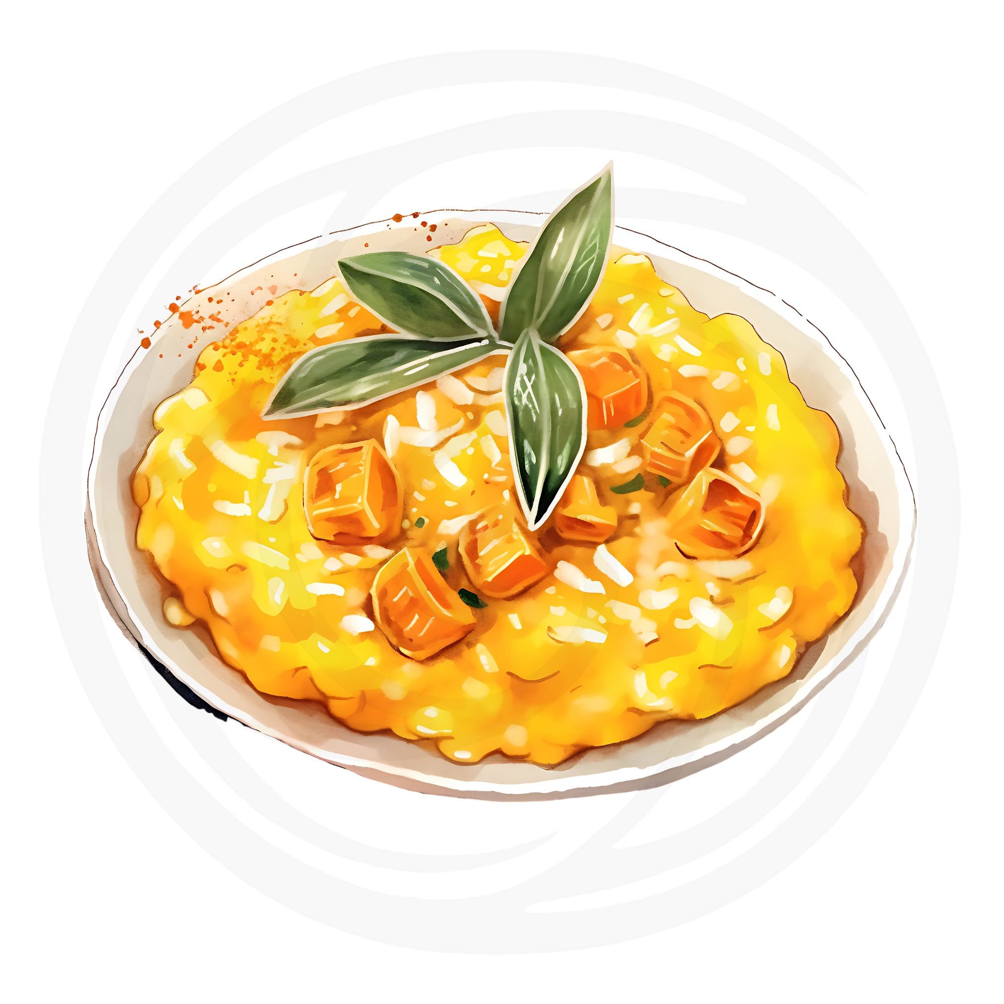 Pumpkin Foods Clipart 23 High Quality Graphics White & - Etsy