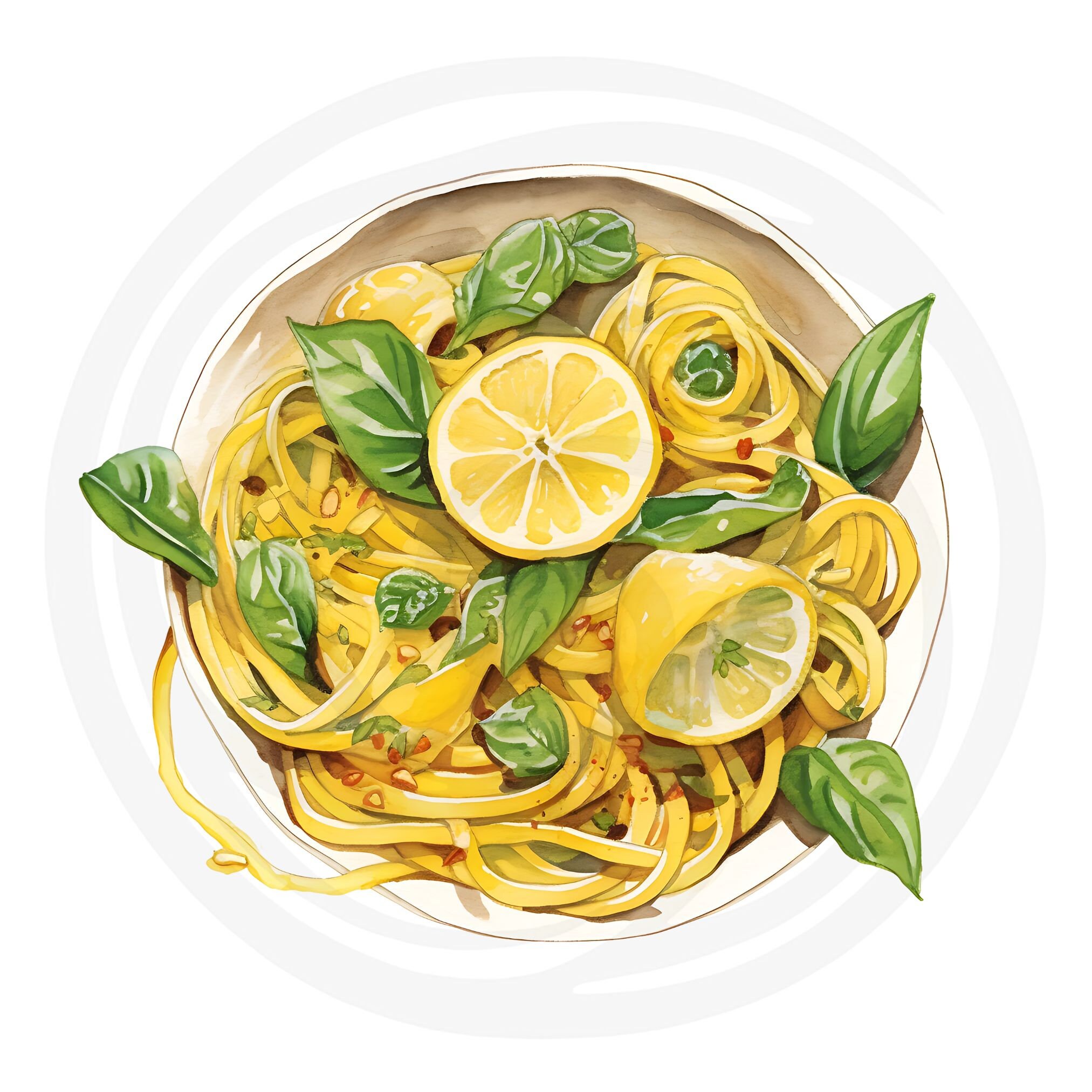 Lemon Food Clipart 22 High Quality Graphics White & - Etsy