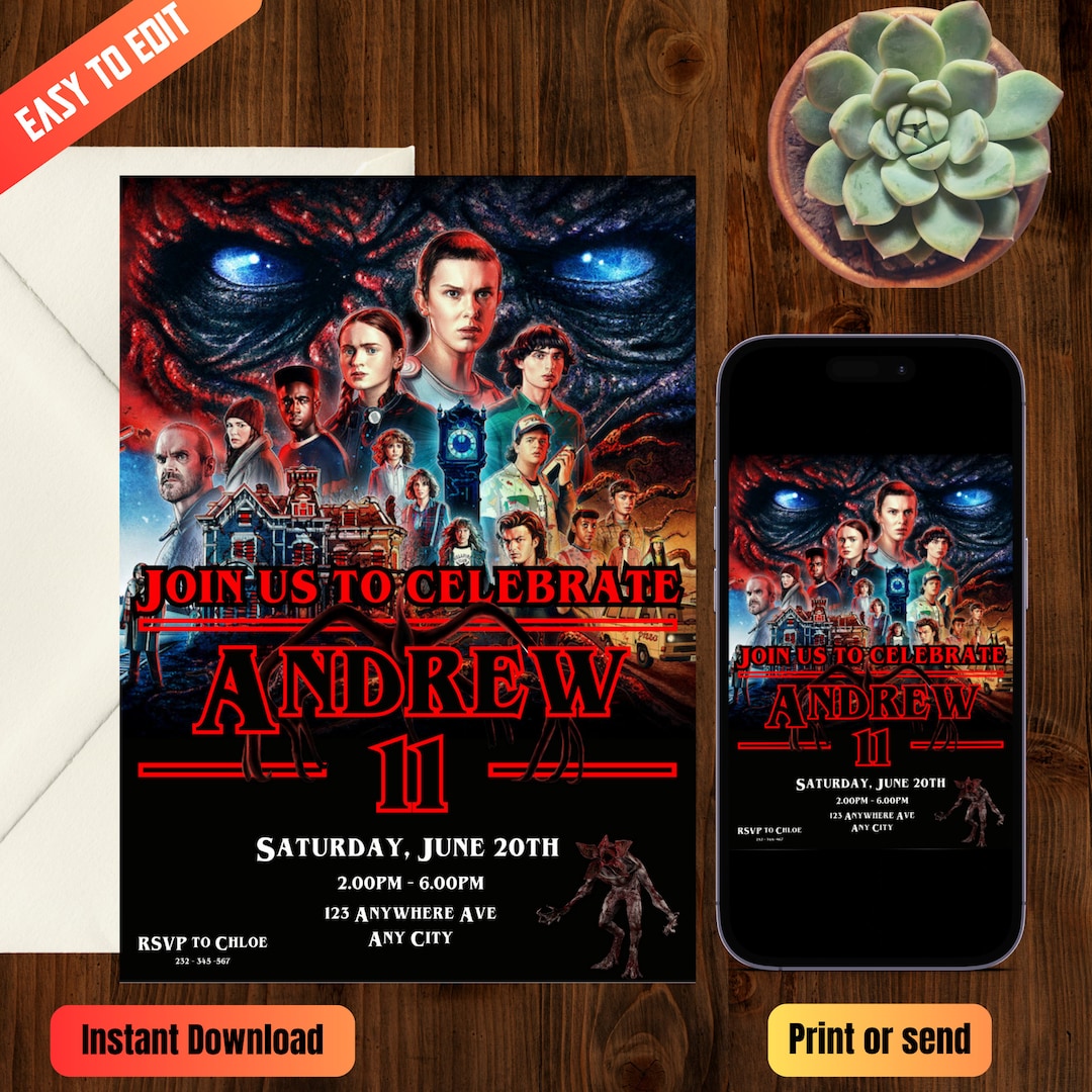 Invitación de cumpleaños imprimible, invitación de cumpleaños de fiesta ...