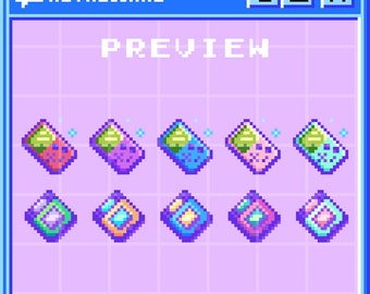 Retro Arcade Pixel Art Badges | Twitch Sub Bit Medals (digital Download ...