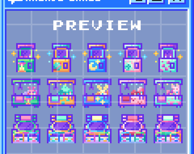 Retro Arcade Pixel Art Badges | Twitch Sub Bit Medals (digital Download ...