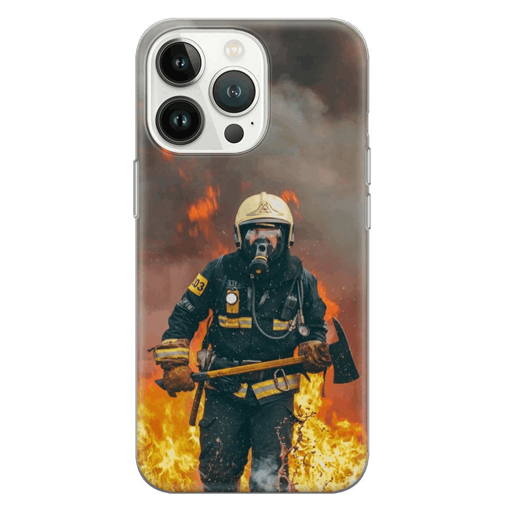 Firefighter Phone Case Fireman Cover for iPhone 14 13 12 Pro - Etsy
