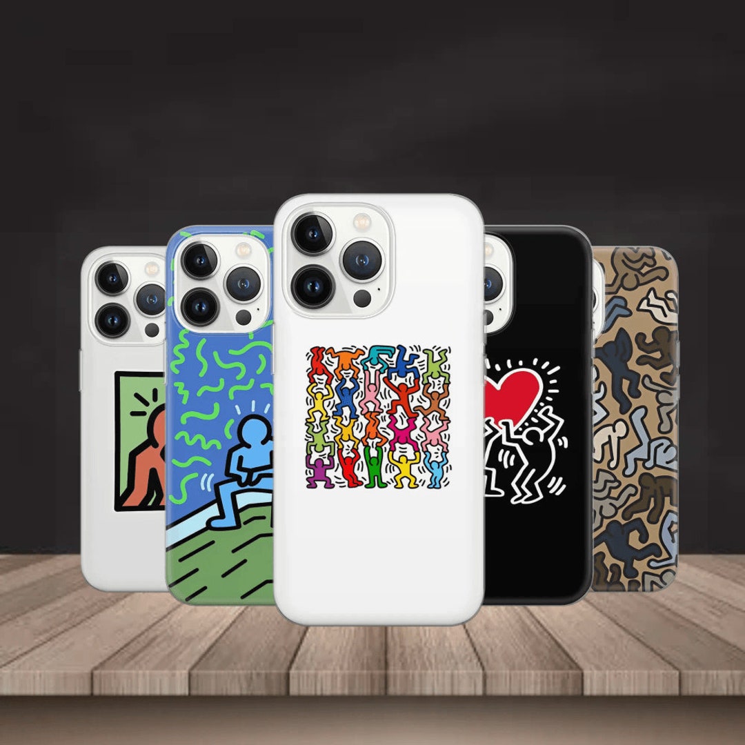 Keith Haring Phone Case Keith Cover for iPhone 16 Pro Max, 15 Plus, 14 ...