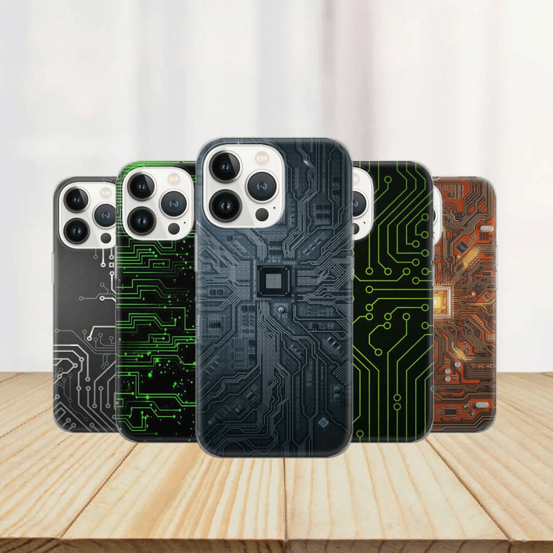 Circuit Board Phone Case Circuit Cover for iPhone 14 13 12 Pro 11 XR 8 ...