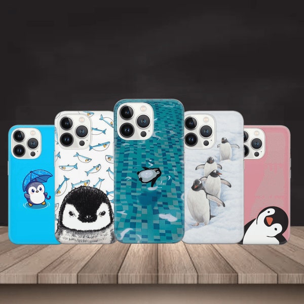Penguin Phone Case - Etsy