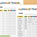 Editable Kids Allowance Tracker: Weekly Chore Chart and Printable ...