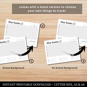 Sleep Tracker Yearly Printable - Bullet Journal Sleep Log - Track Sleep ...