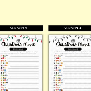 Christmas Movie Emoji Pictionary | Christmas Movie Emoji Game ...