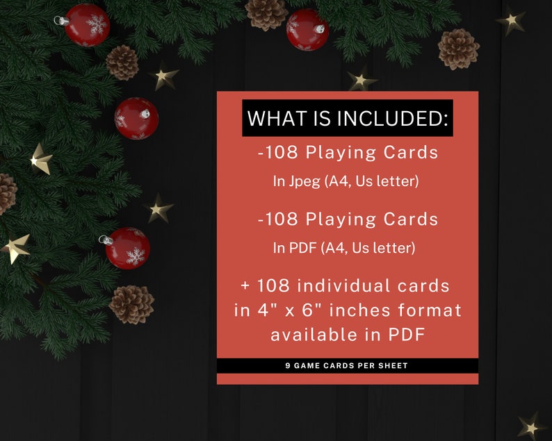 Christmas Taboo Game | Printable Holiday Party Game | Forbidden Word ...