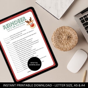Reindeer Games Trivia | Fact or Fiction | Christmas True or False ...