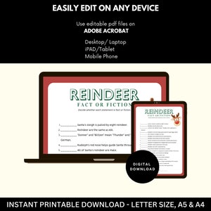 Reindeer Games Trivia | Fact or Fiction | Christmas True or False ...