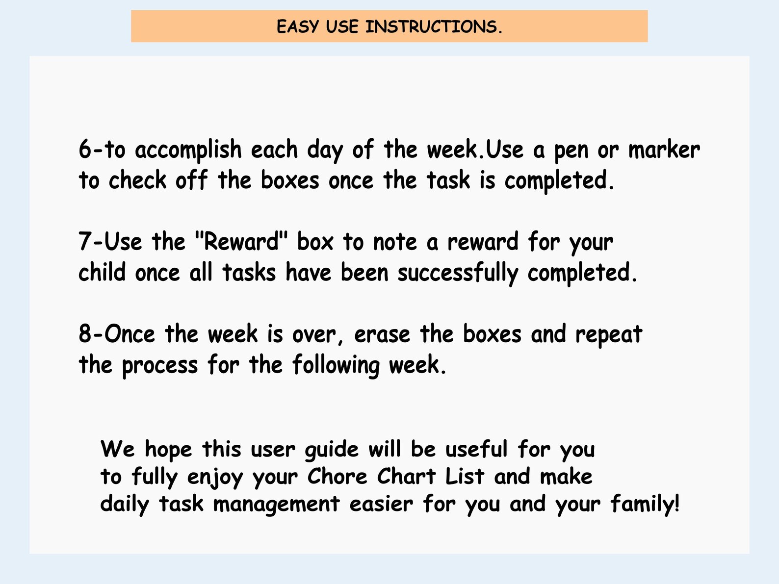 Daily Routine, Printable Daily Schedule, Responsibility Chart ...
