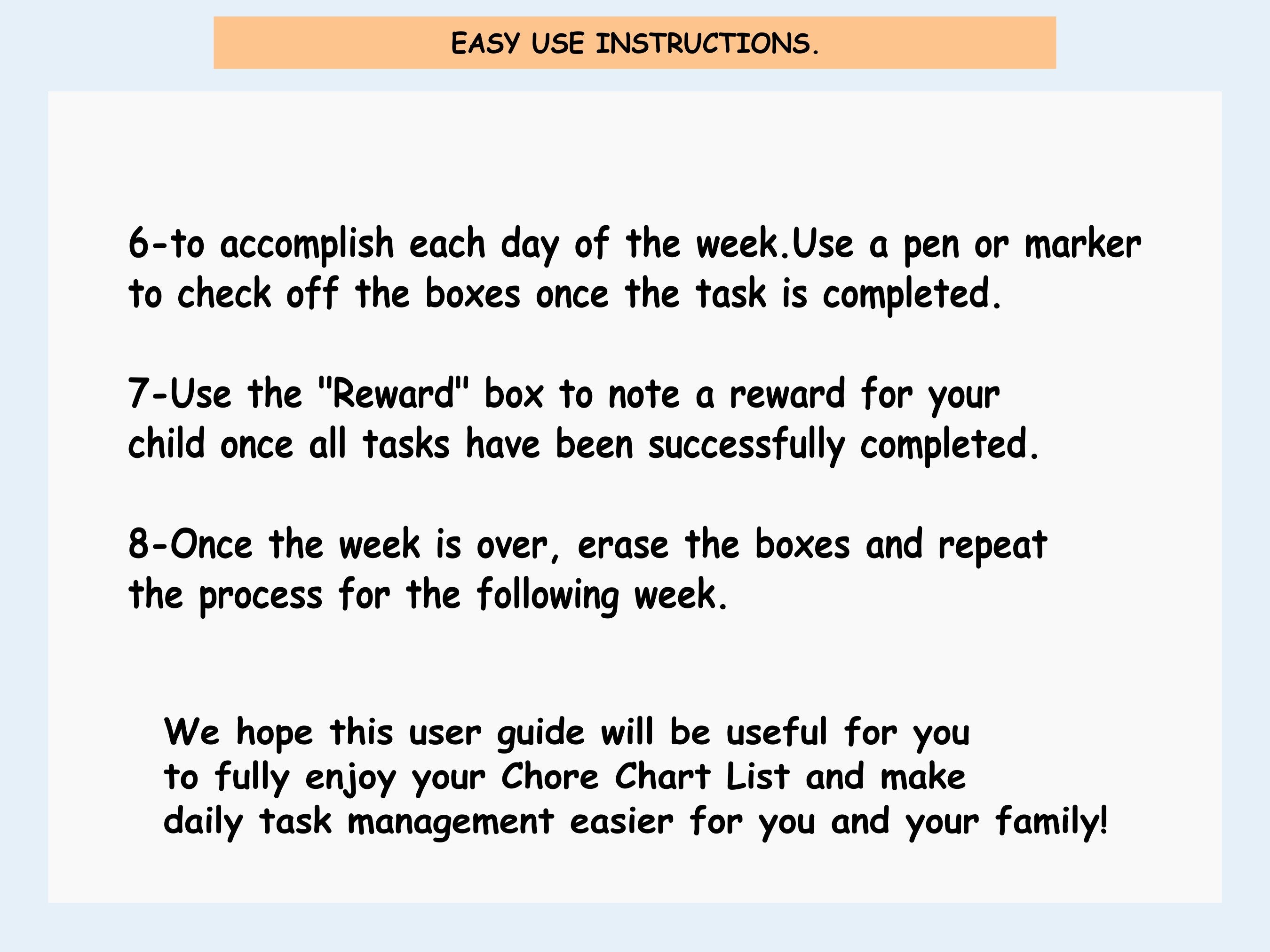Daily Routine, Printable Daily Schedule, Responsibility Chart ...