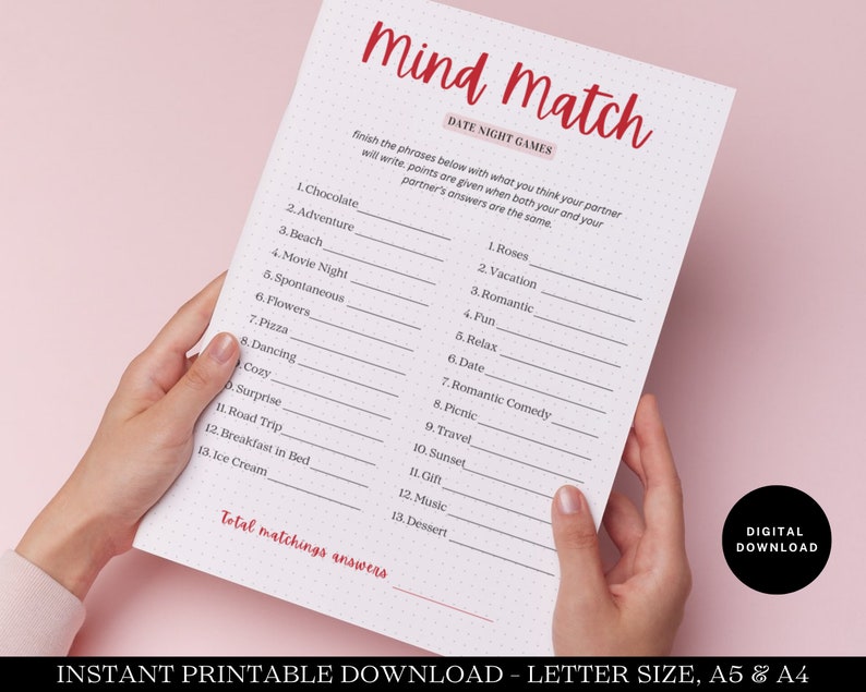 Date Night Games Bundle Printable | Couples Games for Weddings ...