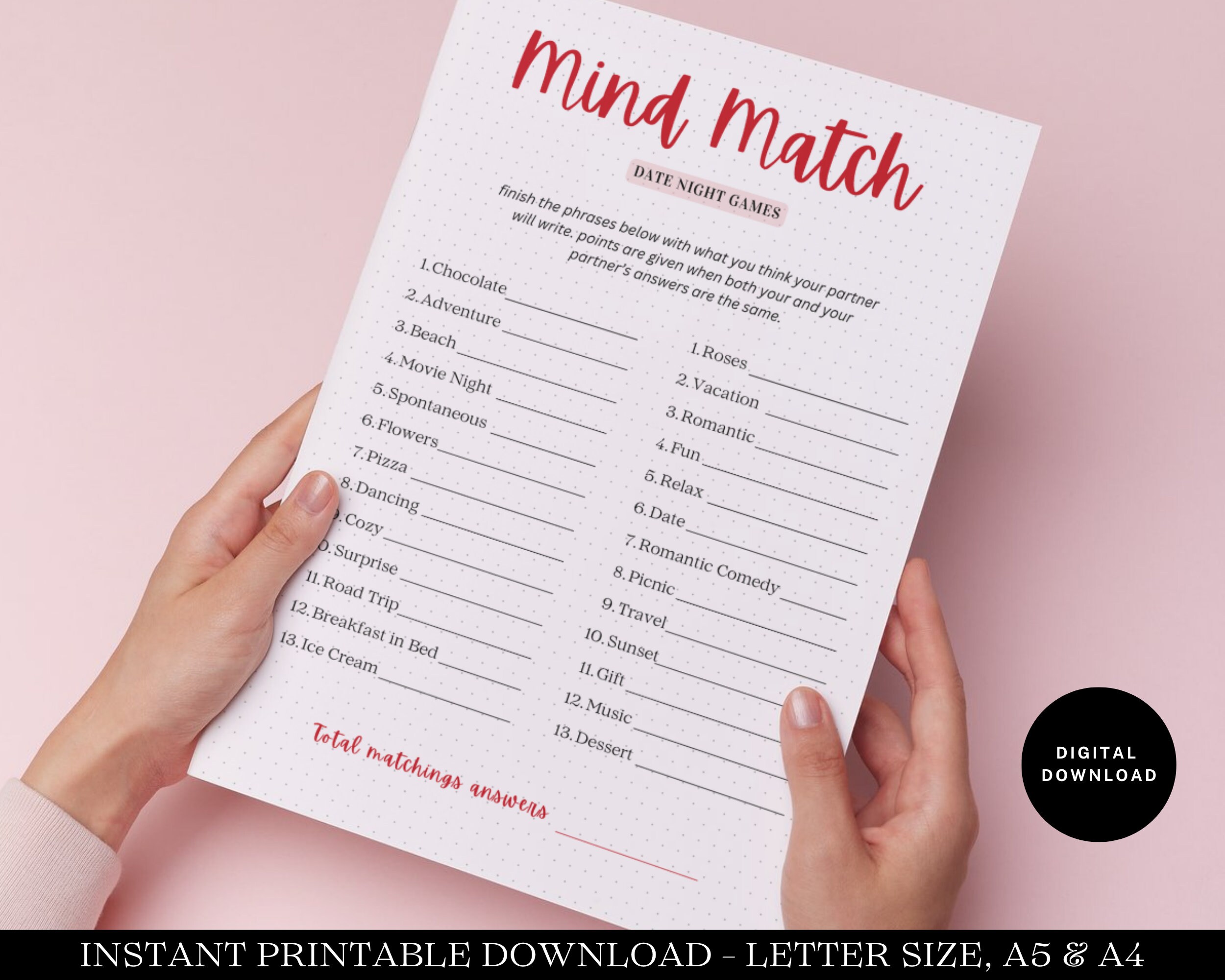 Date Night Games Bundle Printable | Couples Games for Weddings ...