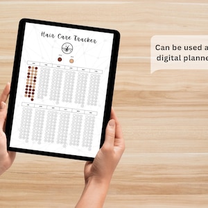 Printable Hair Care Tracker Yearly Hair Wash Log Self Care Journal Page ...