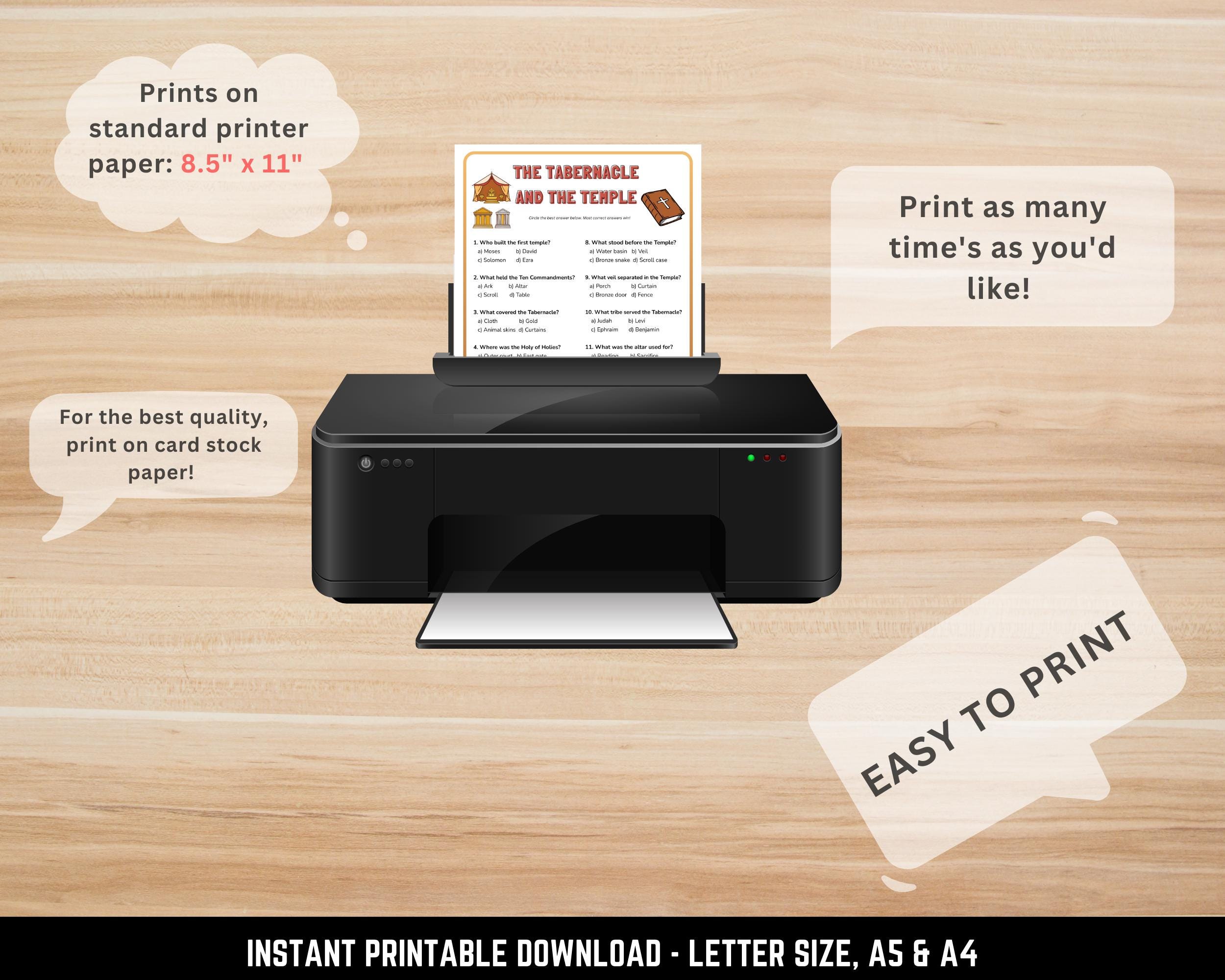 The Tabernacle and the Temple in the Bible Trivia Game – Christian ...