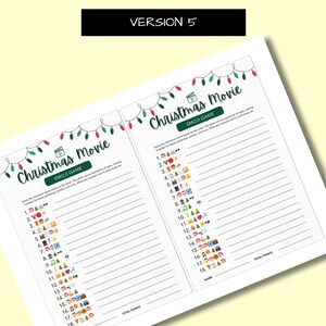 Christmas Movie Emoji Pictionary | Christmas Movie Emoji Game ...