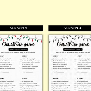 Christmas What's on Your Phone Game | Fun Holiday Party Game ...