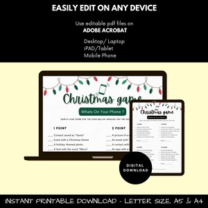 Christmas What's on Your Phone Game | Fun Holiday Party Game ...