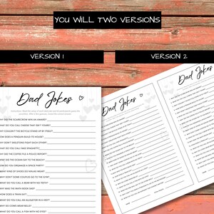 Dad Jokes Baby Shower Game, Printable Baby Shower Trivia, Fun Shower ...