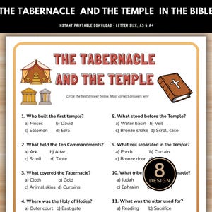 The Tabernacle and the Temple in the Bible Trivia Game – Christian ...