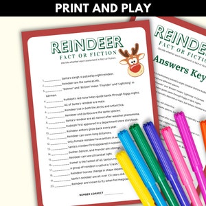Reindeer Games Trivia | Fact or Fiction | Christmas True or False ...