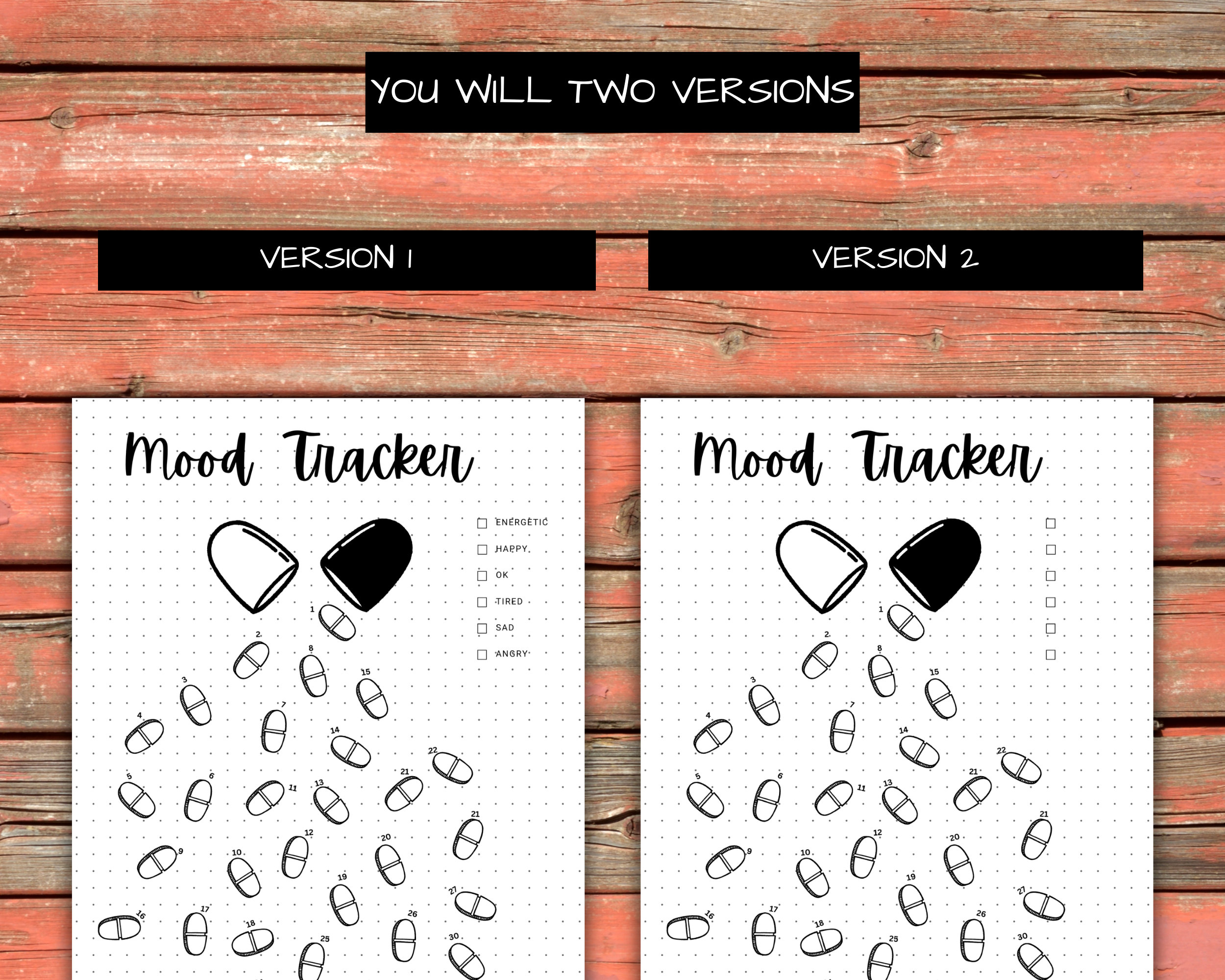 Medication Mood Tracker - Printable Journal Page - Daily Mood Tracker ...