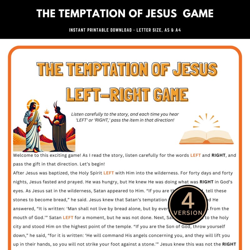 Jesus is Tempted Crafts - Etsy
