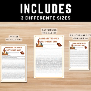 Rahab and the Spies Left-right Game - Printable Bible Activity for ...