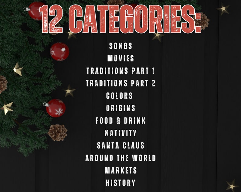 Printable Christmas 12 Games Bundle | Christmas Party Games | Family ...