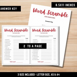 Date Night Games Bundle Printable | Couples Games for Weddings ...
