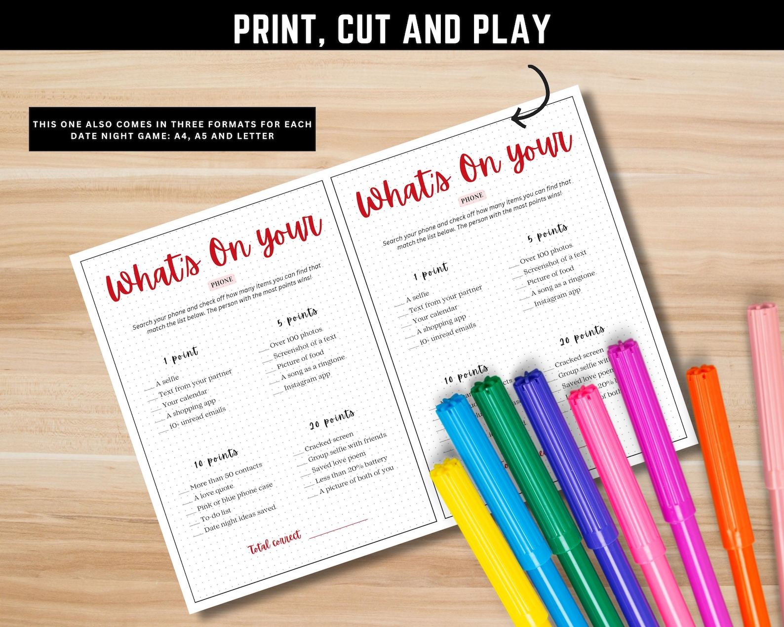Date Night Games Bundle Printable | Couples Games for Weddings ...