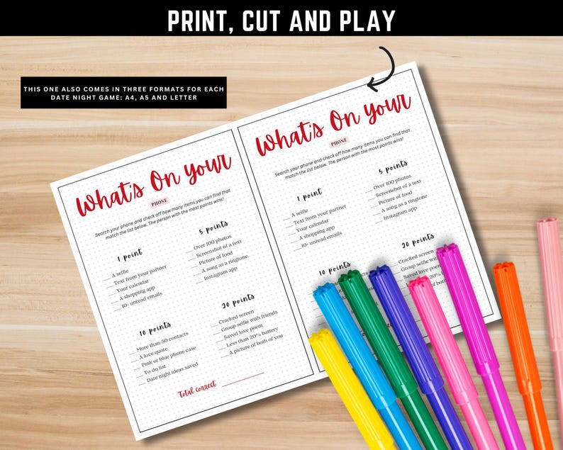 Date Night Games Bundle Printable | Couples Games for Weddings ...