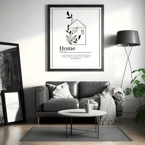 Printable Home Definition Dictionary Art | Instant Access | Customize ...